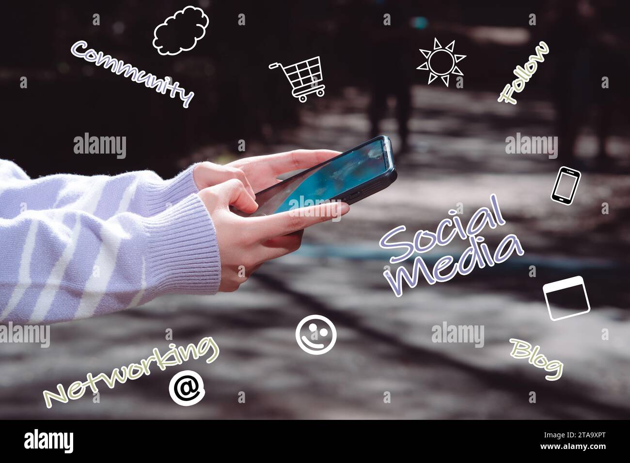 Online illustration hi-res stock photography and images - Alamy