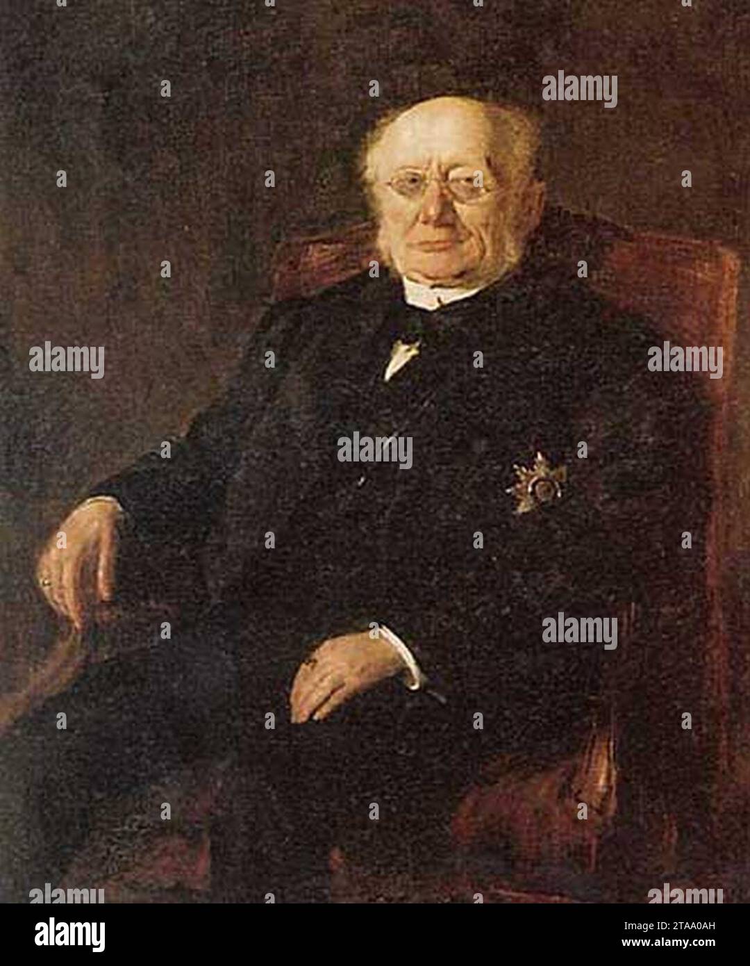 Vilma Lwoff-Parlaghy - Portrait Ludwig Windthorst Stock Photo - Alamy