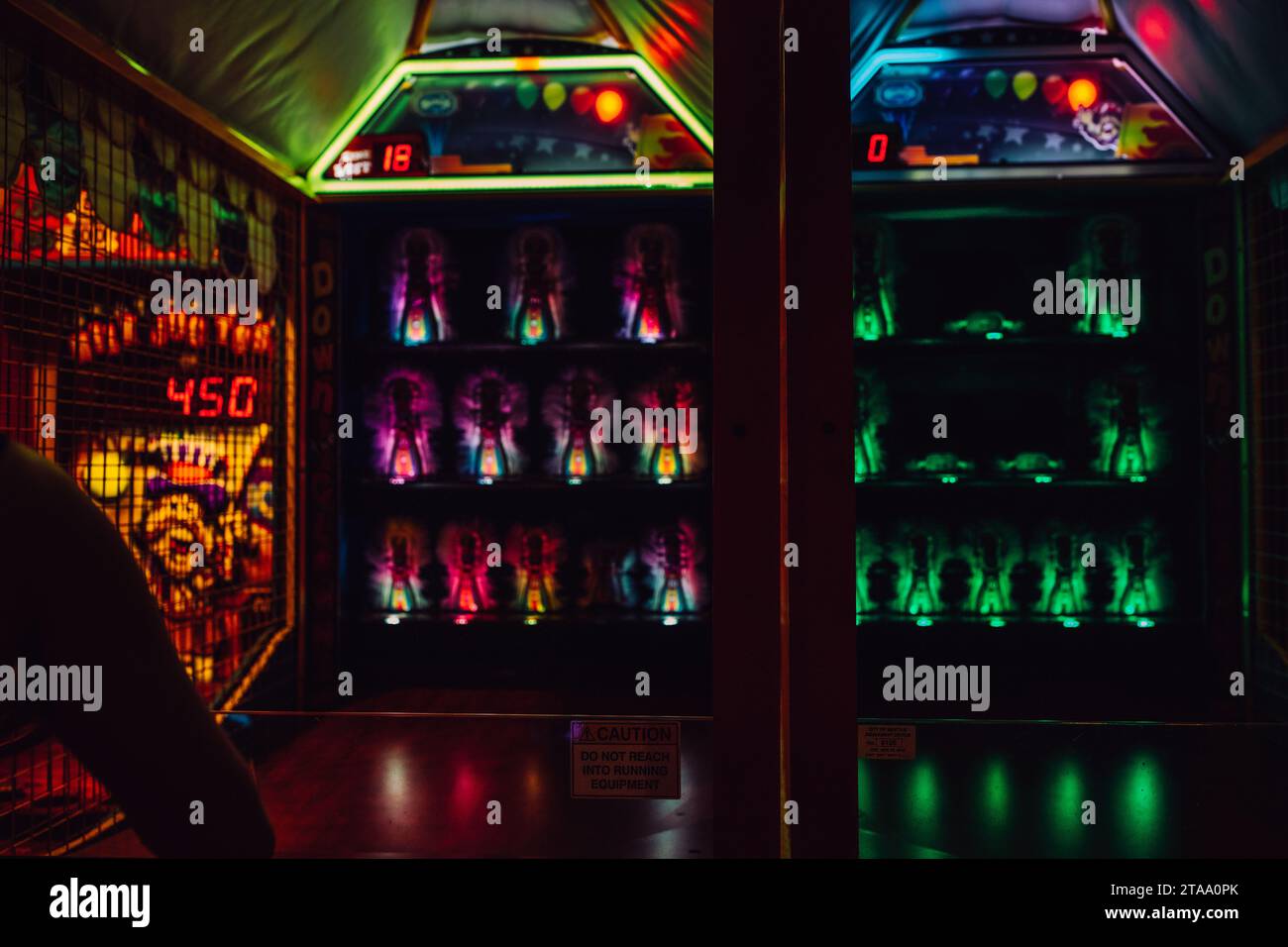 "Down the Clown" redemption arcade game, part of ICE's "Skill Wall ...