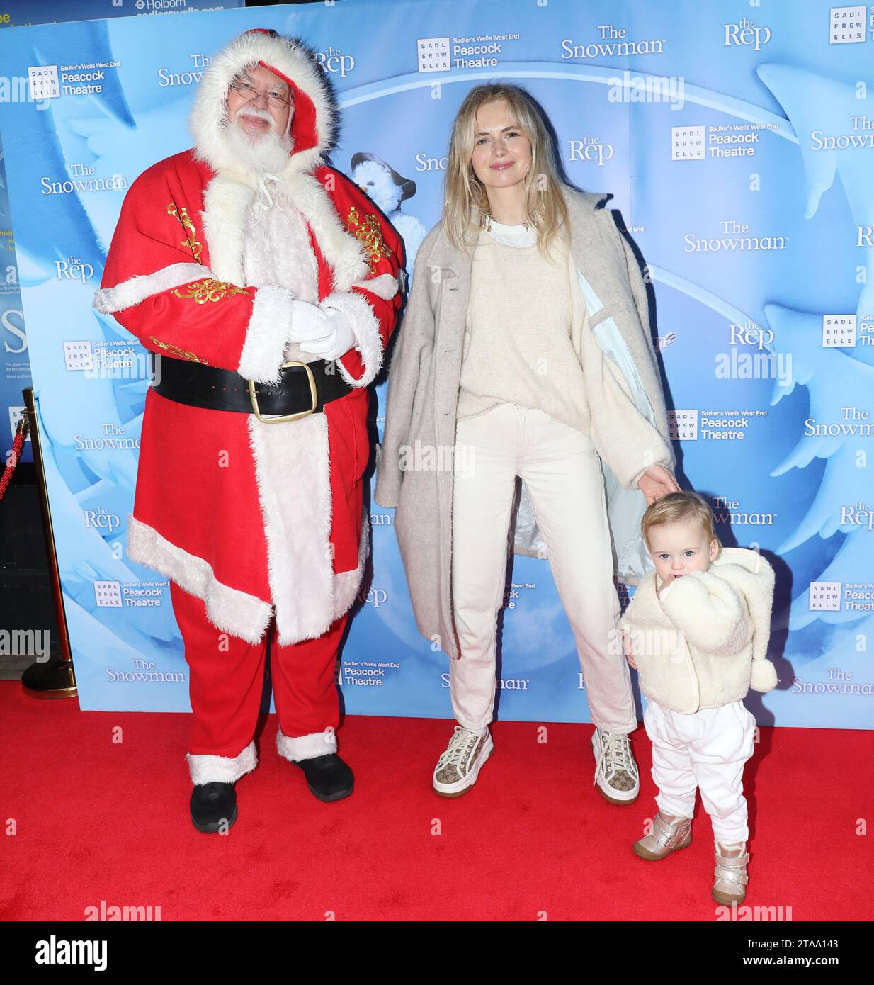 Laura Coleman attends The Snowman VIP opening at Peacock Theatre in ...