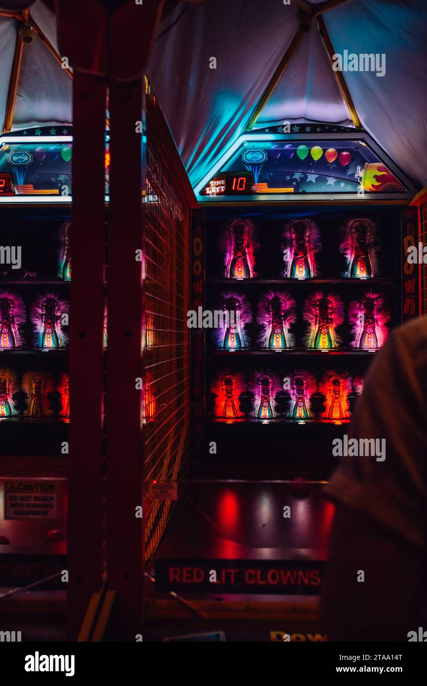 "Down the Clown" redemption arcade game, part of ICE's "Skill Wall ...