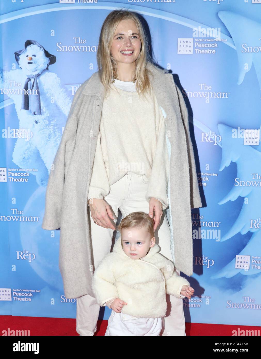 Laura Coleman attends The Snowman VIP opening at Peacock Theatre in ...