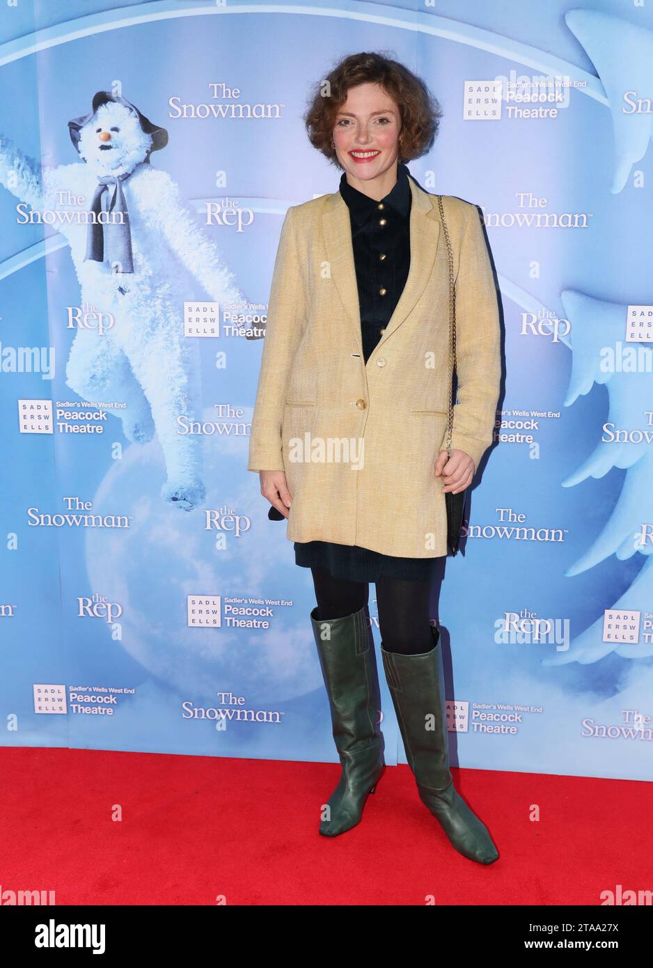 Camilla Rutherford attends The Snowman VIP opening at Peacock Theatre ...