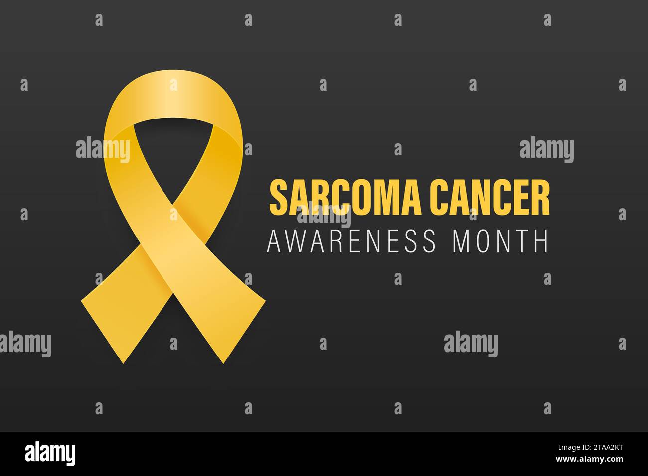 Sarcoma, Bone Cancer Banner, Card, Placard with Vector 3d Realistic ...