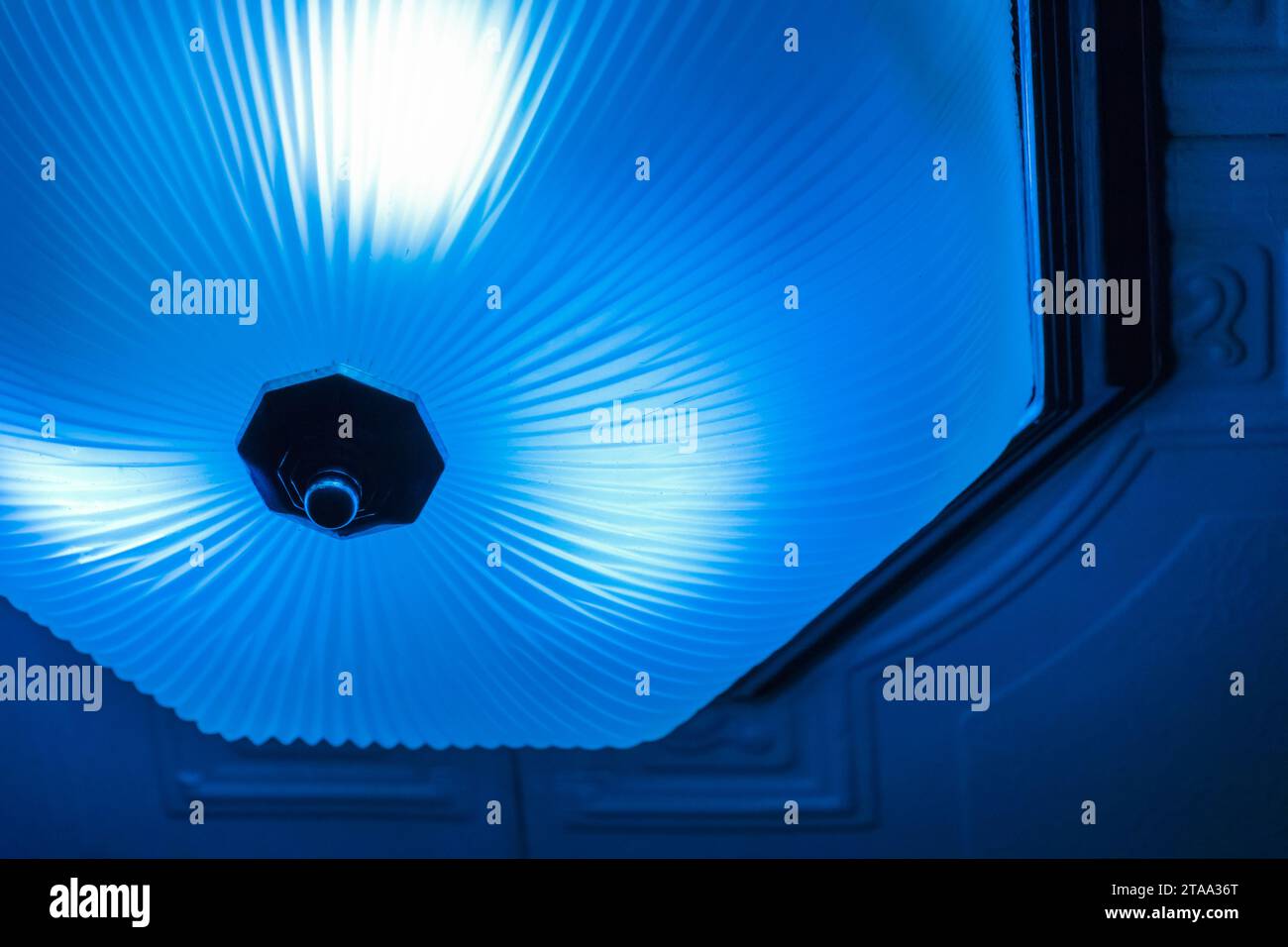 Lamp House Light Blue Ceiling Cold Light Bulb Interior Lightbulb Home ...