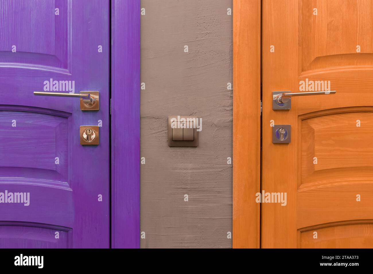 Element Design Detail Interior Decoration Colored Door Handle Switch ...