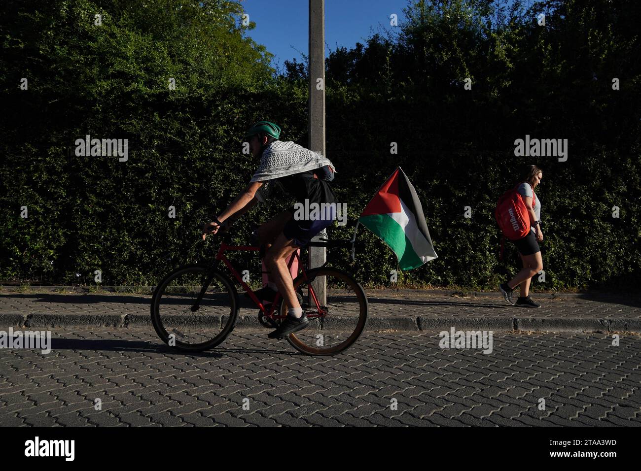 Santiago, Metropolitana, Chile. 29th Nov, 2023. Members of the ...