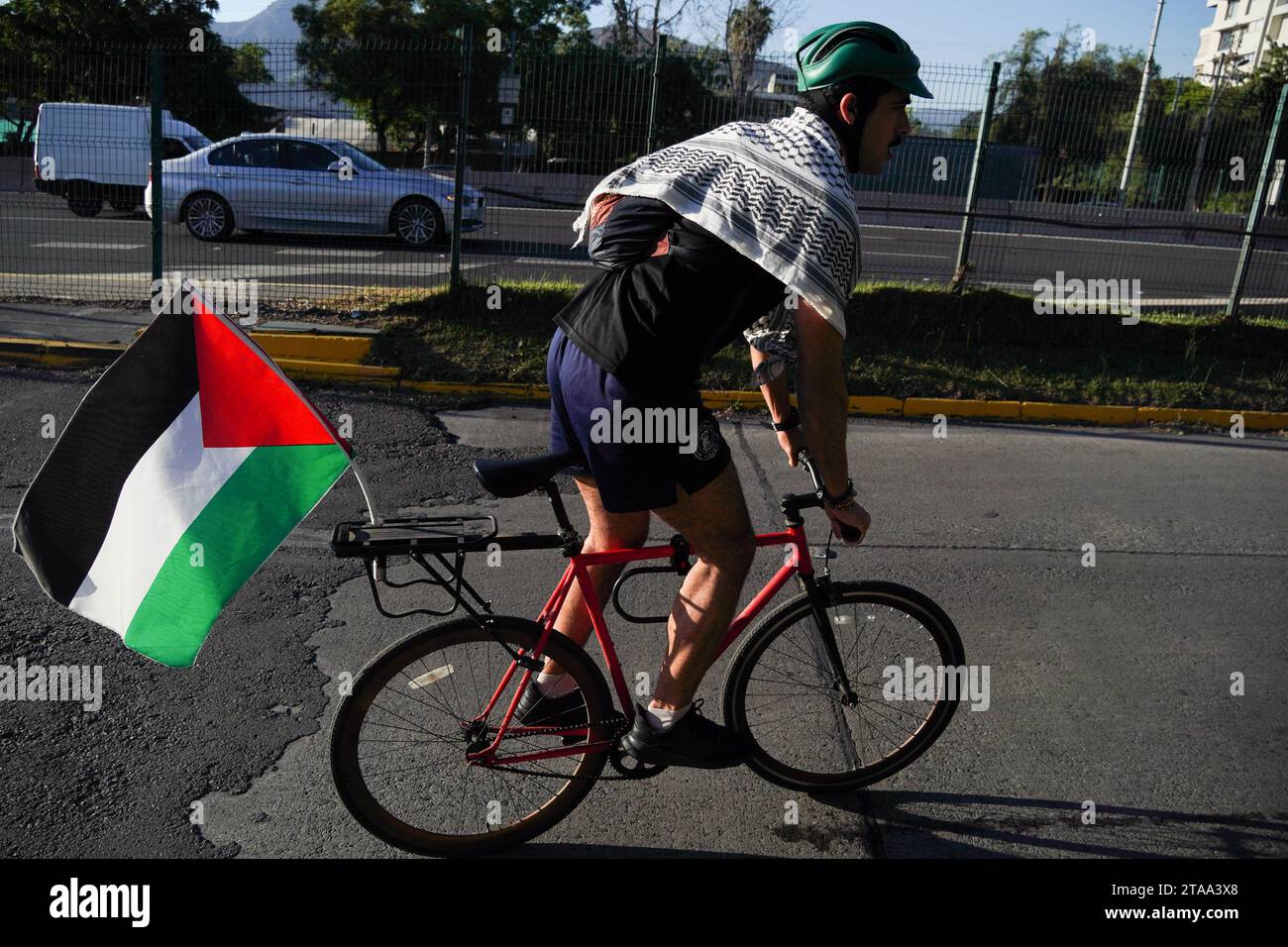 Santiago, Metropolitana, Chile. 29th Nov, 2023. Members of the ...