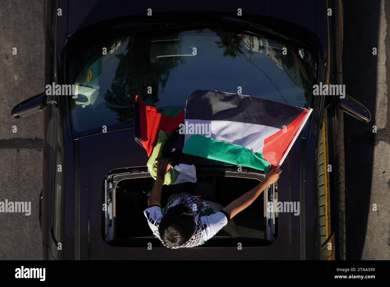Santiago, Metropolitana, Chile. 29th Nov, 2023. Members of the ...