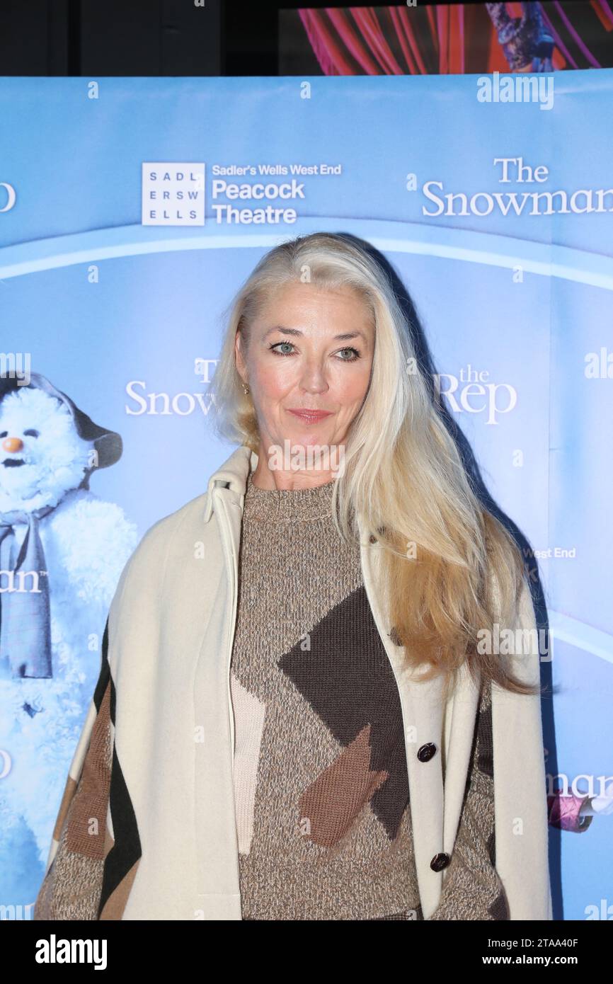 Tamara Beckwith attends The Snowman VIP opening at Peacock Theatre in ...