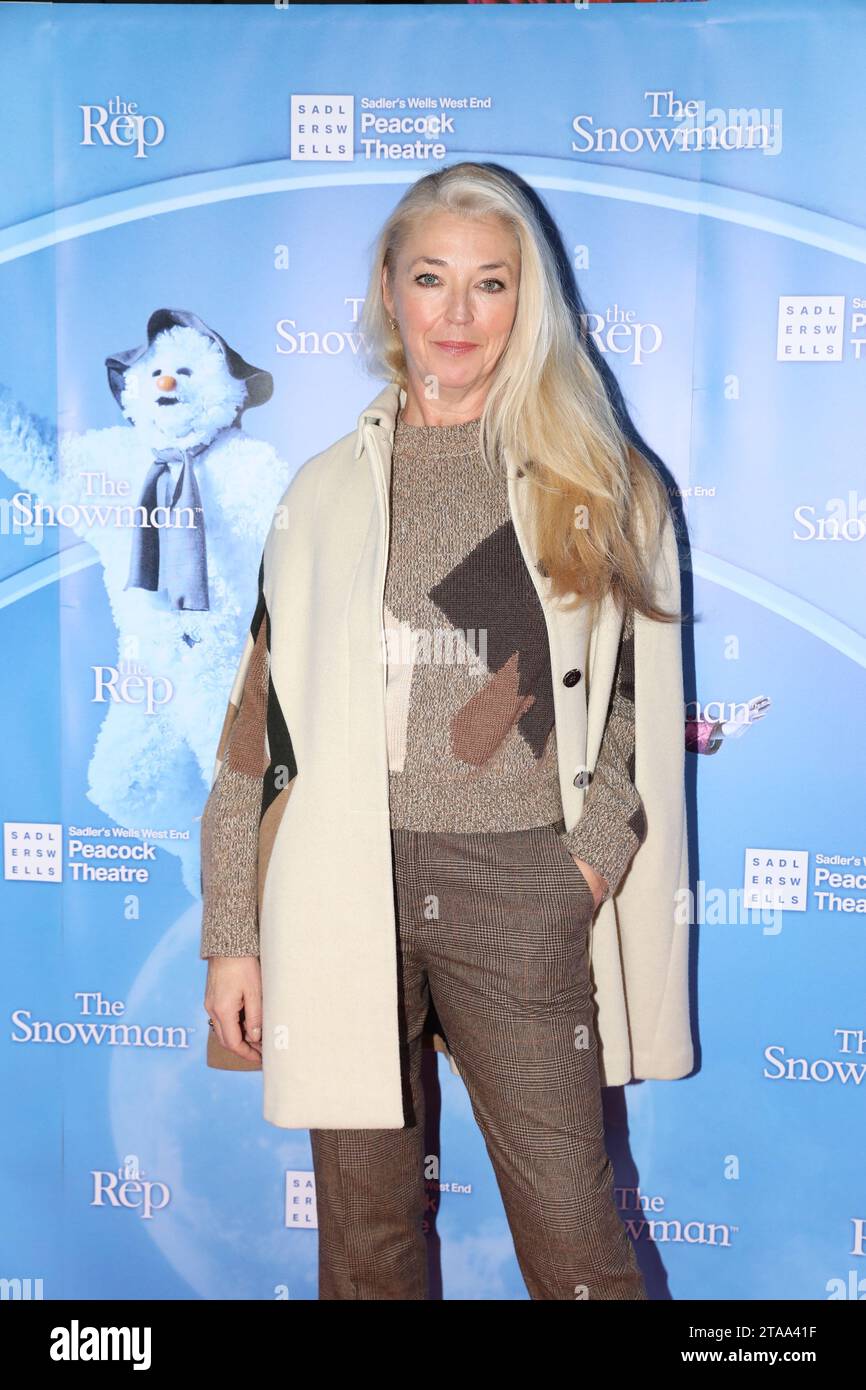 Tamara Beckwith attends The Snowman VIP opening at Peacock Theatre in ...