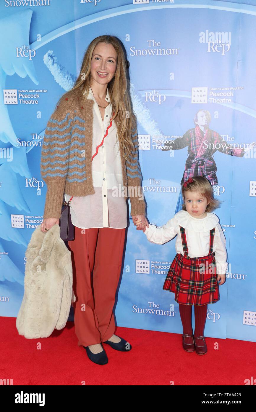 Lauren Cuthbertson attends The Snowman VIP opening at Peacock Theatre ...
