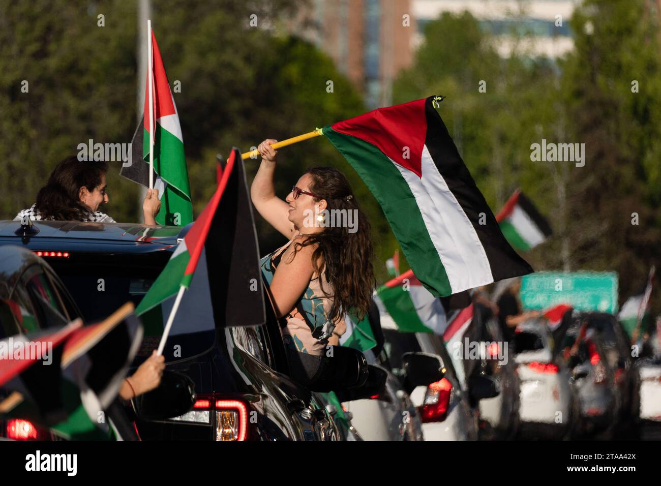 Santiago, Metropolitana, Chile. 29th Nov, 2023. Members of the ...