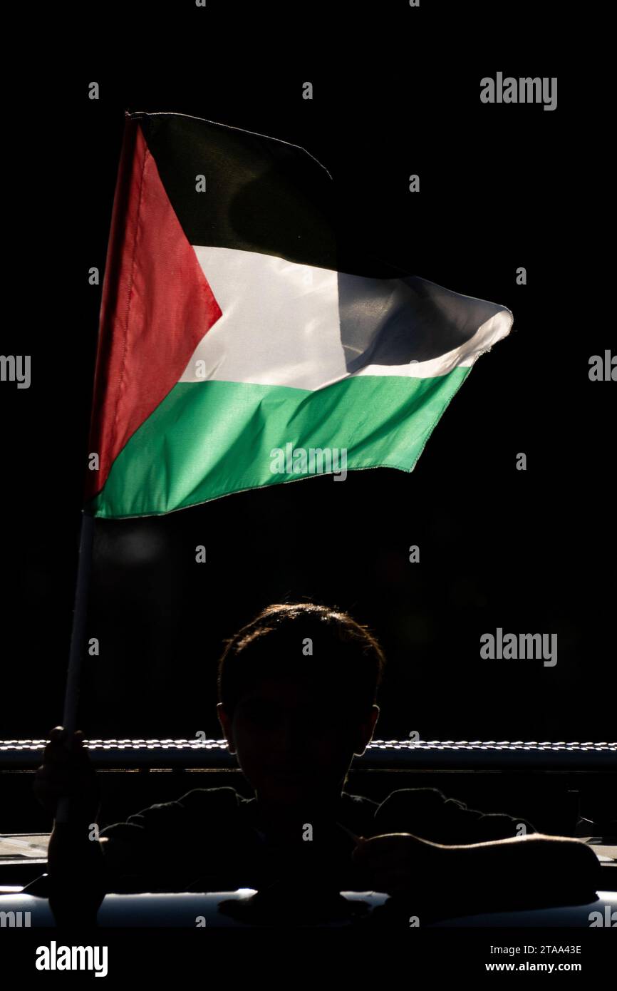 Santiago, Metropolitana, Chile. 29th Nov, 2023. Members of the ...
