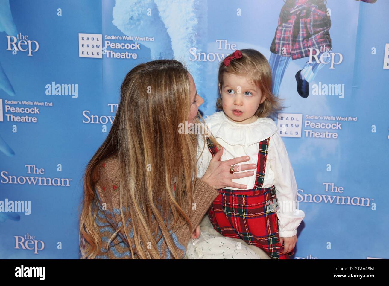 Lauren Cuthbertson attends The Snowman VIP opening at Peacock Theatre ...