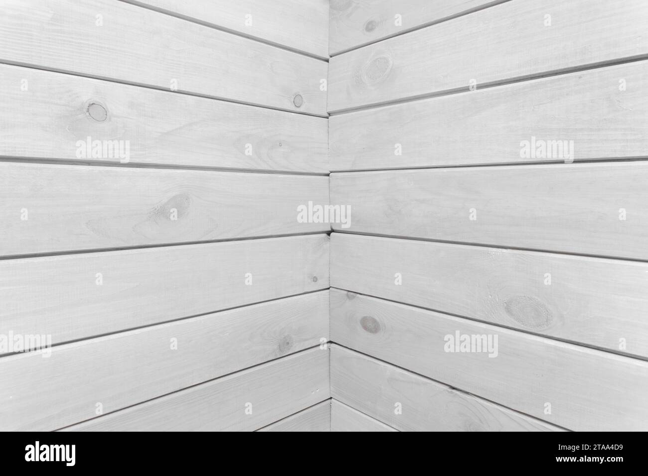 Wooden white light color boards corner plank joint interior part sample ...