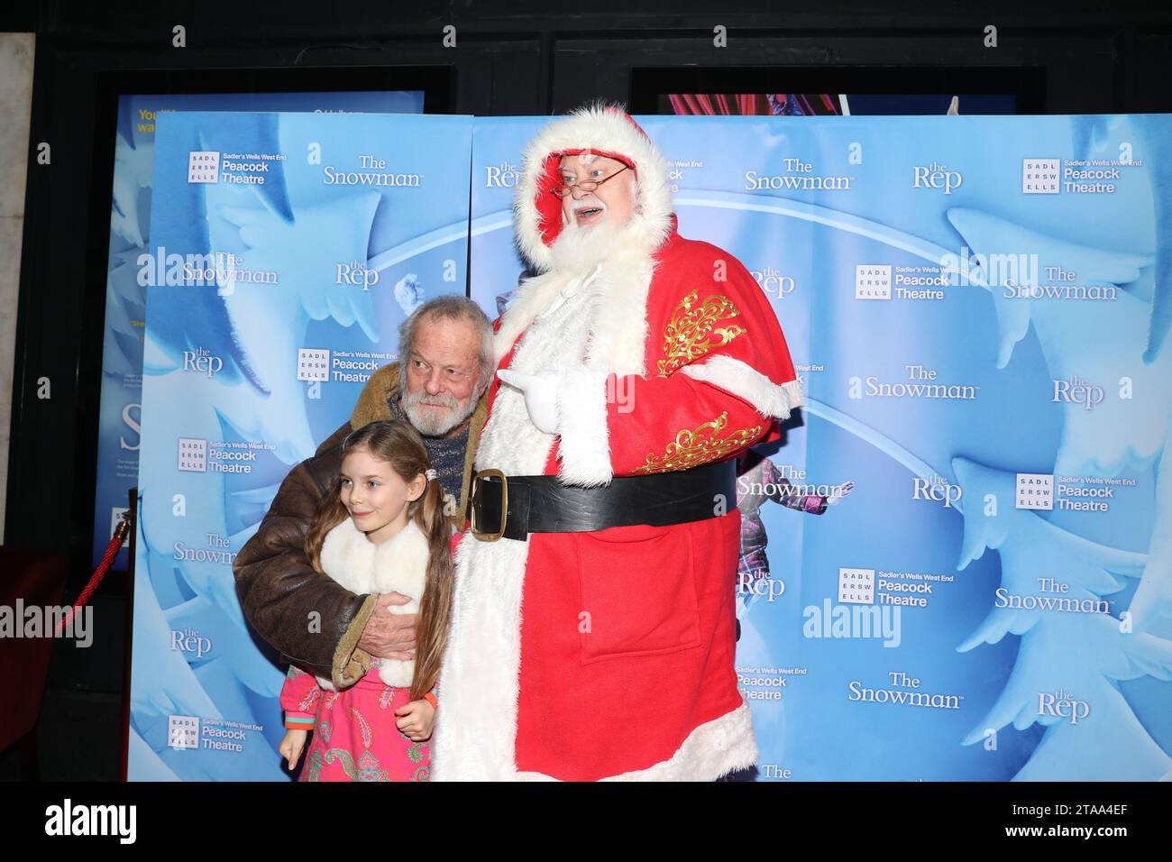 Terry Gilliam attends The Snowman VIP opening at Peacock Theatre in ...