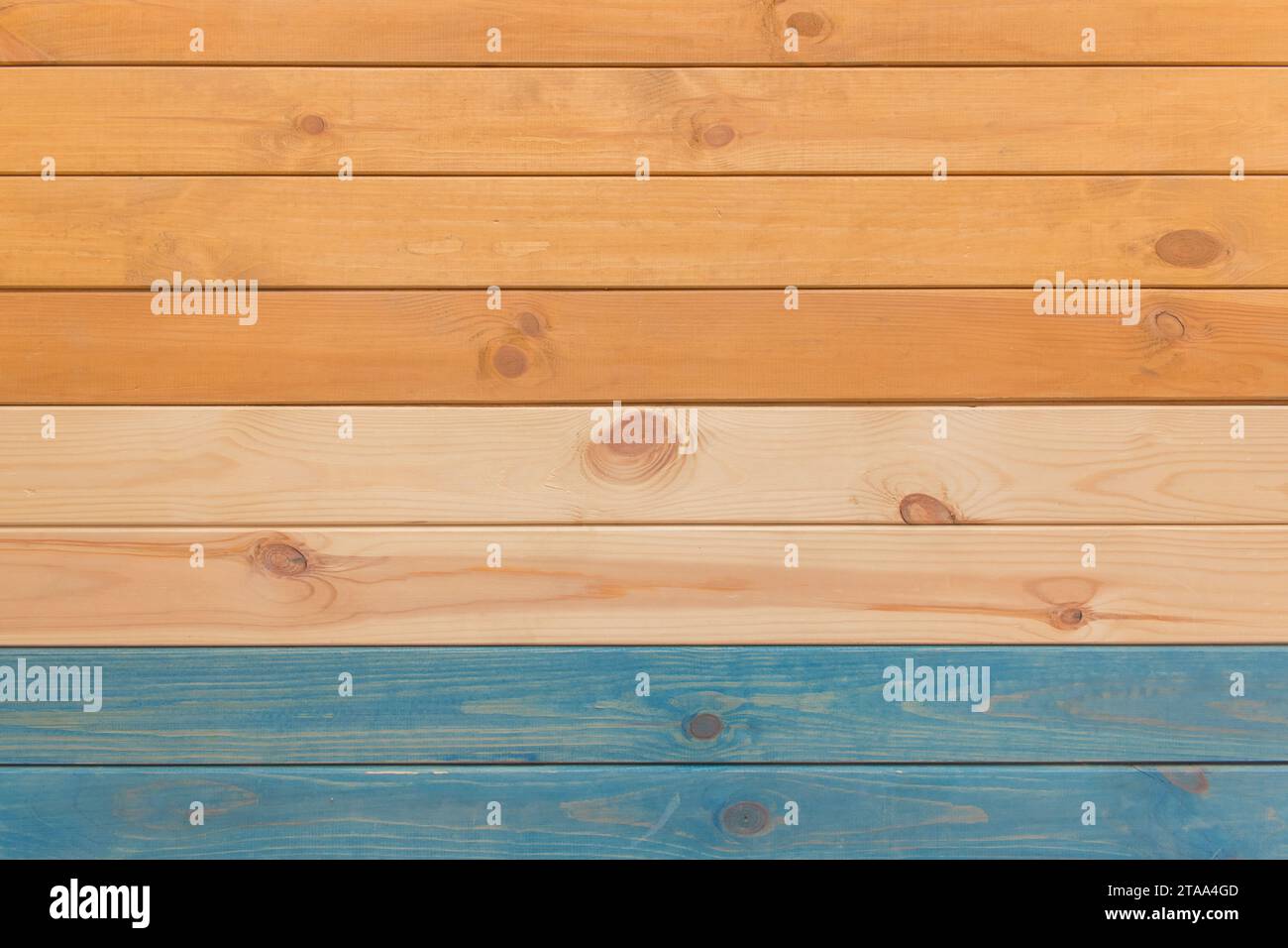 Wooden Horizontal Lines Stripes Planks Surface Three 3 Colors Orange ...