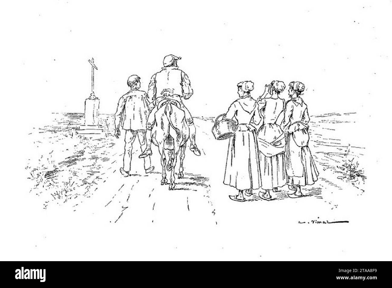 Le meunier son fils et l'ane hi-res stock photography and images - Alamy