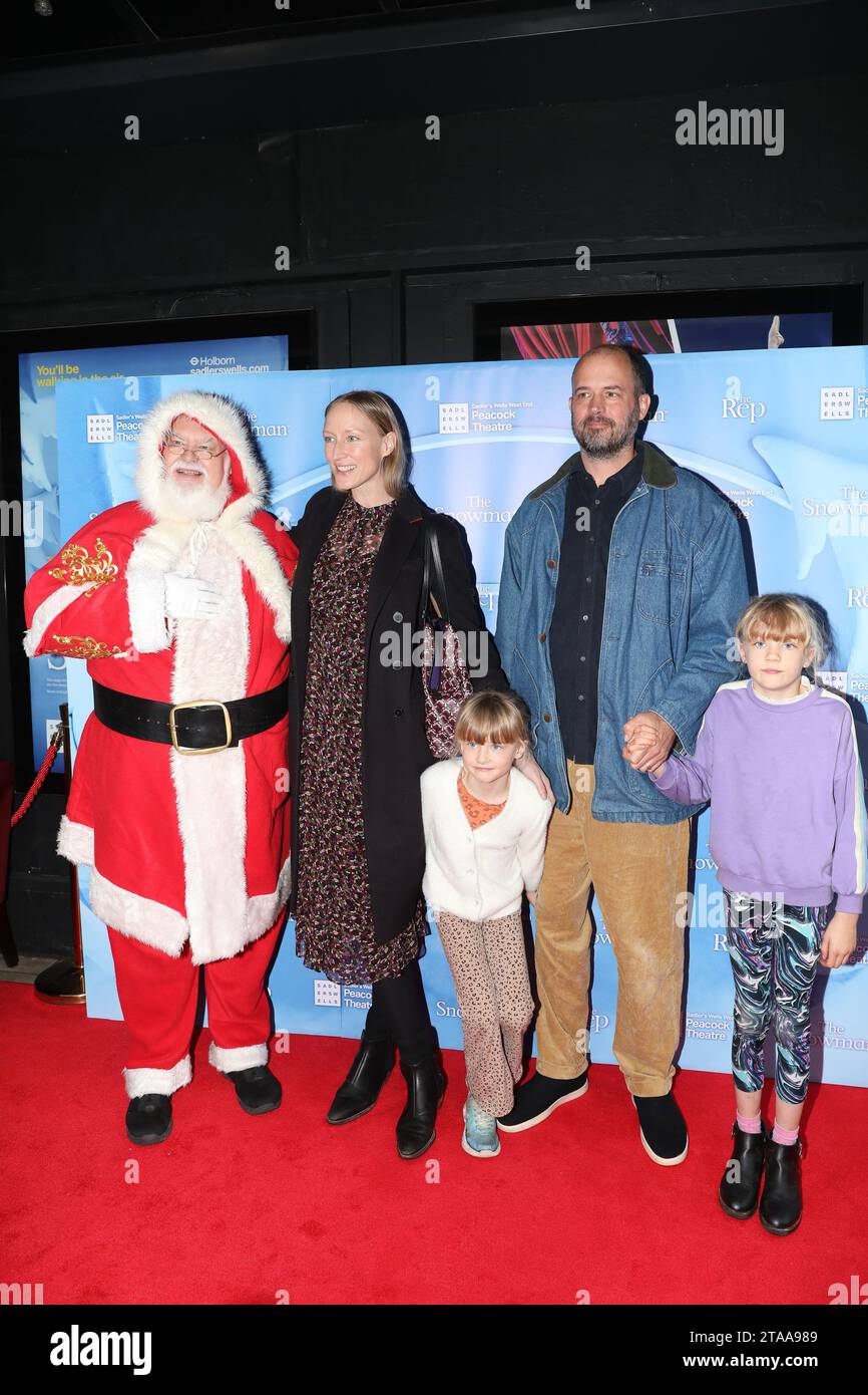 Jade Parfitt and Jack Dyson attend The Snowman VIP opening at Peacock ...