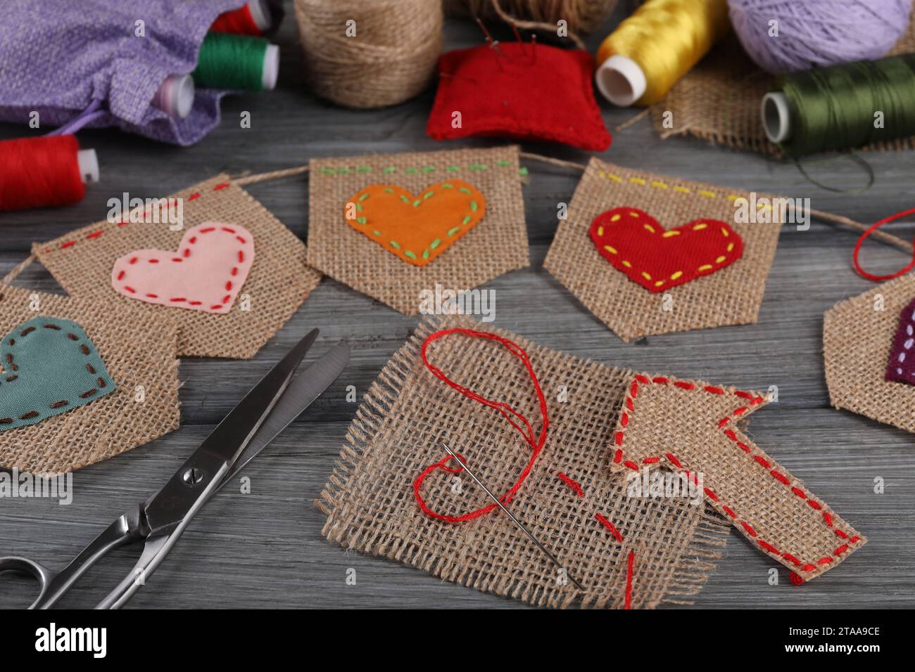 Sewing flags hi-res stock photography and images - Alamy