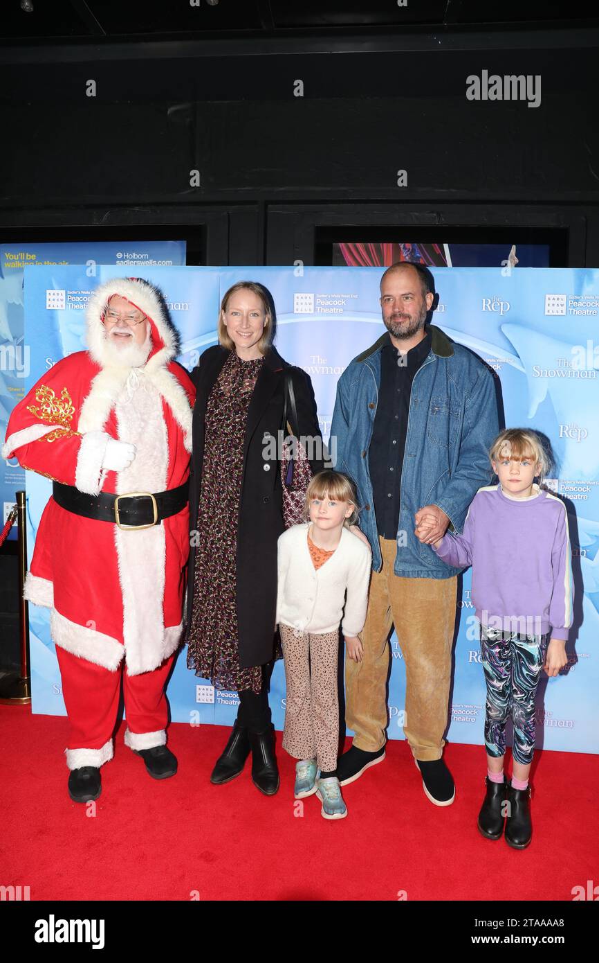 Jade Parfitt and Jack Dyson attend The Snowman VIP opening at Peacock ...