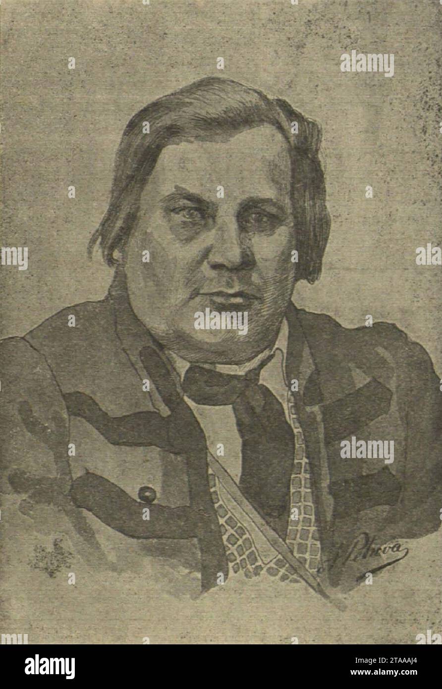 Vincent Dunin-Marcinkievič. Вінцэнт Дунін-Марцінкевіч (1919 Stock Photo ...