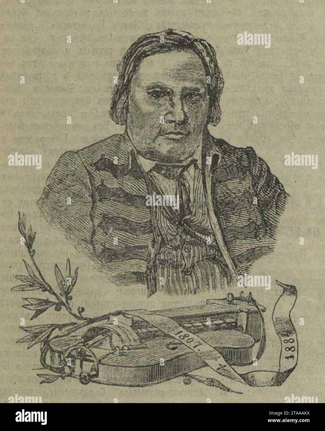 Vincent Dunin-Marcinkievič. Вінцэнт Дунін-Марцінкевіч (1918 Stock Photo ...