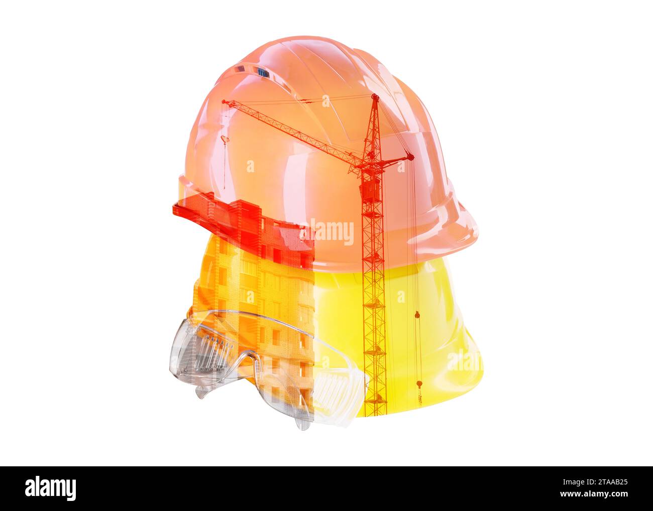 Construction site health and safety Cut Out Stock Images & Pictures - Alamy