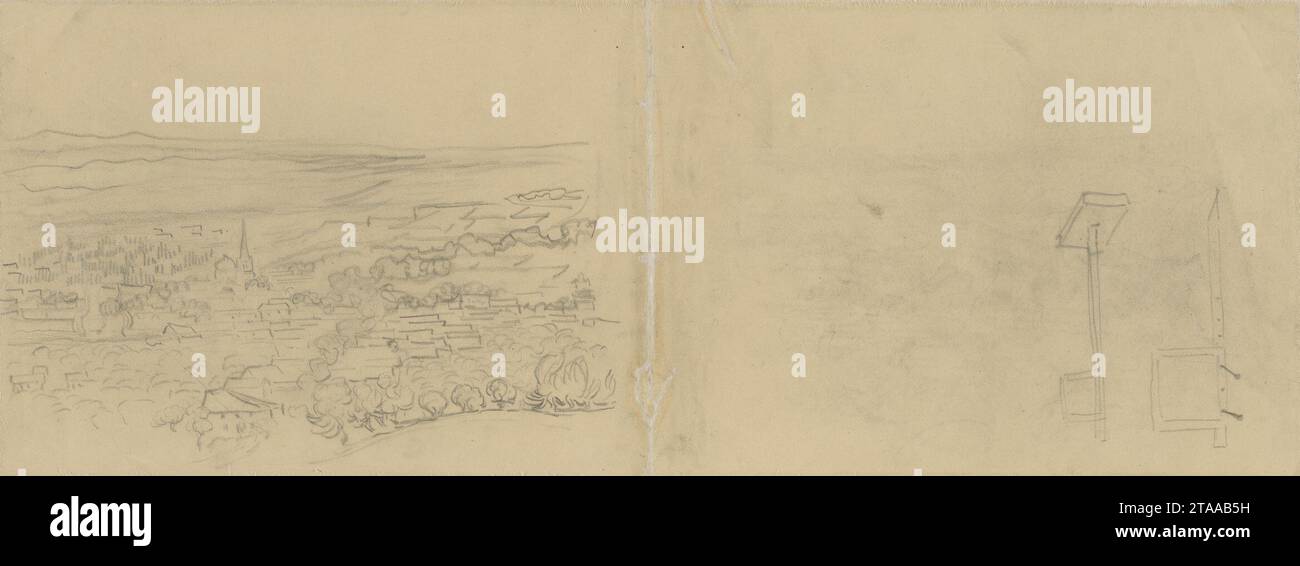 Vincent van Gogh - Bird's-Eye View of the Village F1541v JH1729 ...