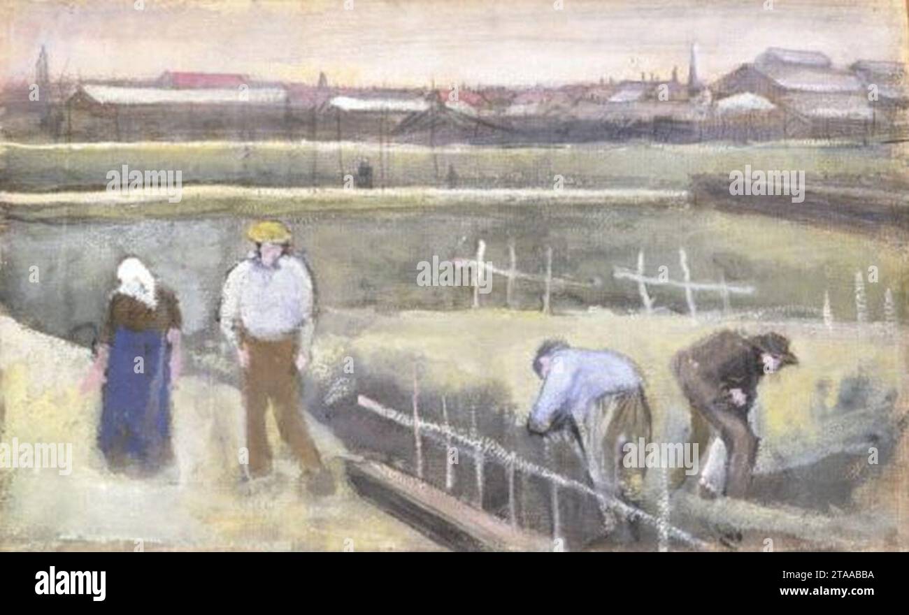 Vincent van Gogh - Diggers in Schenkweg (F927 Stock Photo - Alamy