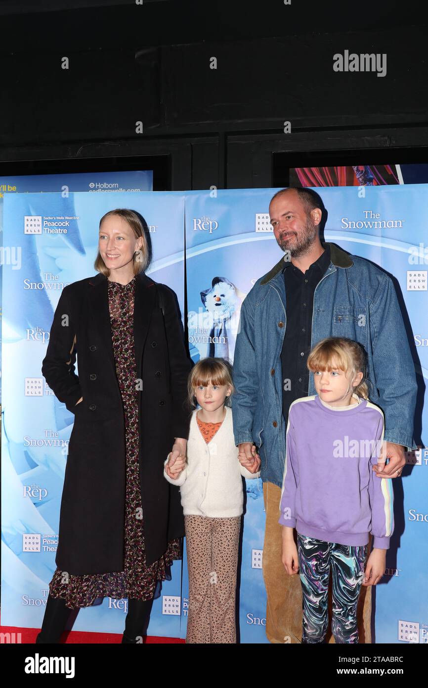Jade Parfitt and Jack Dyson attend The Snowman VIP opening at Peacock ...