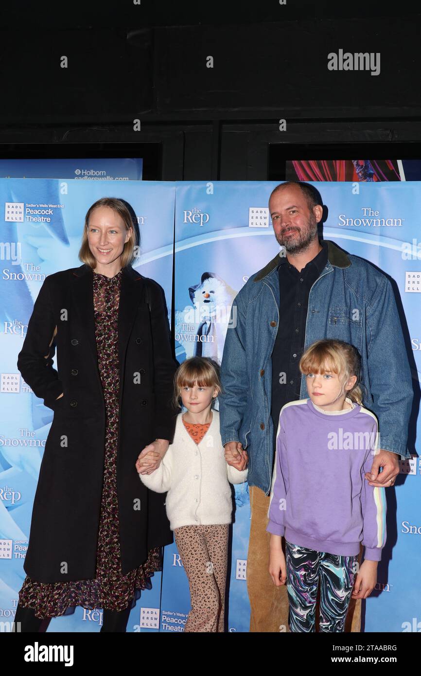 Jade Parfitt and Jack Dyson attend The Snowman VIP opening at Peacock ...