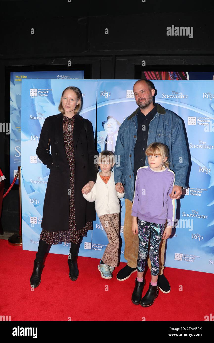 Jade Parfitt and Jack Dyson attend The Snowman VIP opening at Peacock ...