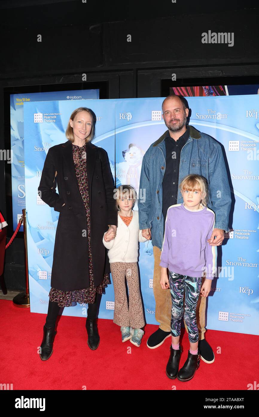 Jade Parfitt and Jack Dyson attend The Snowman VIP opening at Peacock ...