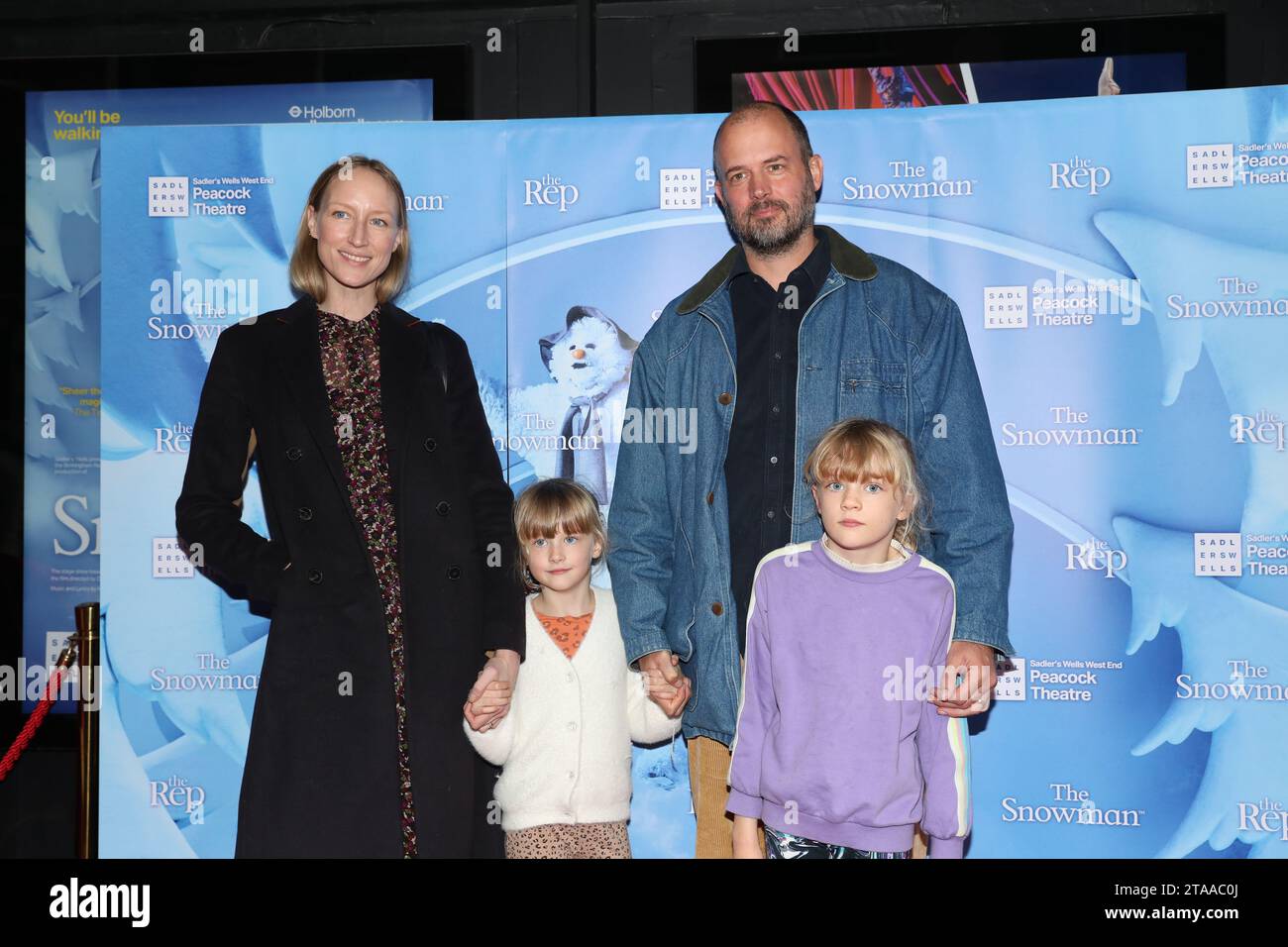 Jade Parfitt and Jack Dyson attend The Snowman VIP opening at Peacock ...