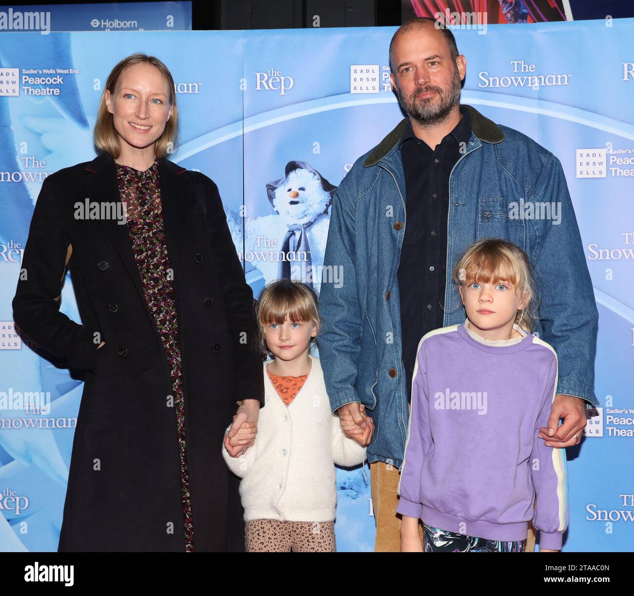Jade Parfitt and Jack Dyson attend The Snowman VIP opening at Peacock Theatre in London. Iconic ...
