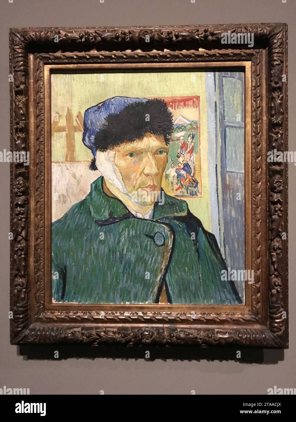 Vincent van Gogh - Zelfportret met verbonden oor (Van Gogh & Japan ...
