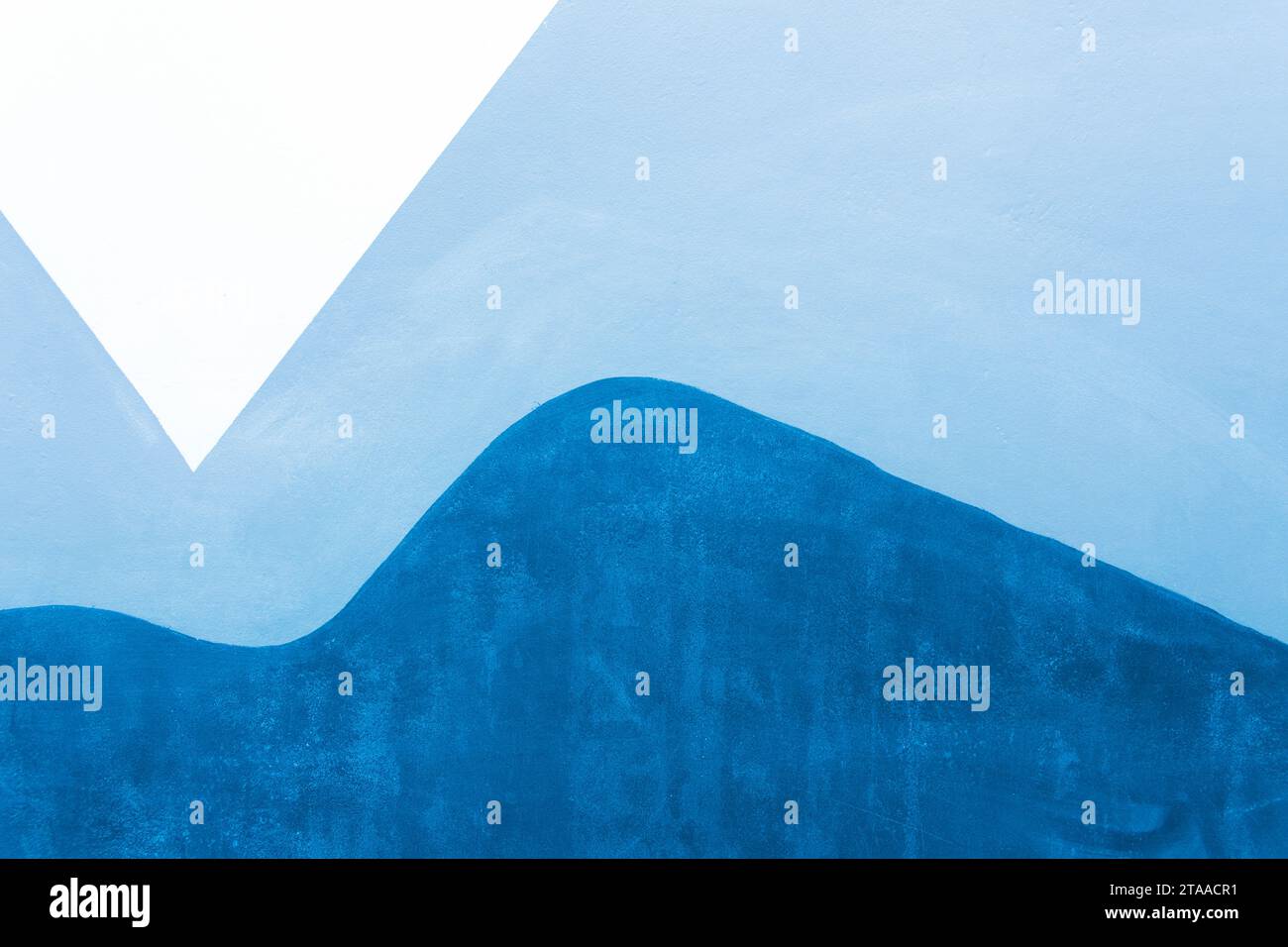 Cold Blue Cool Shade Tint Abstract View Colors Wall Design Rock ...