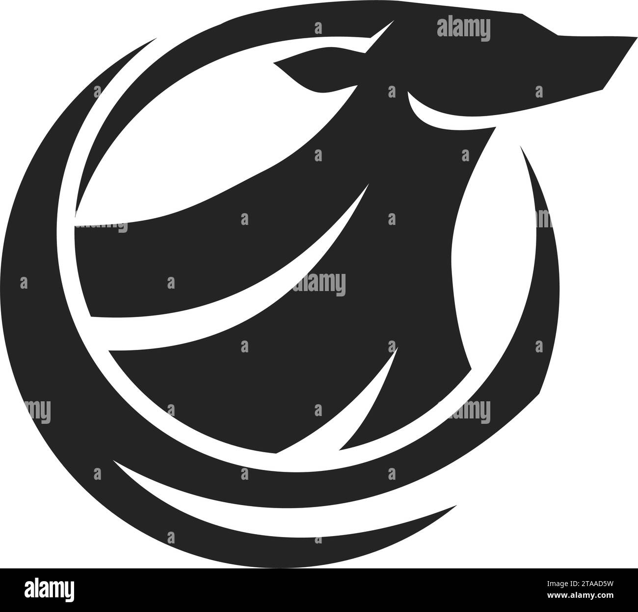 Oryx Logo template Isolated. Brand Identity. Icon Abstract Vector ...