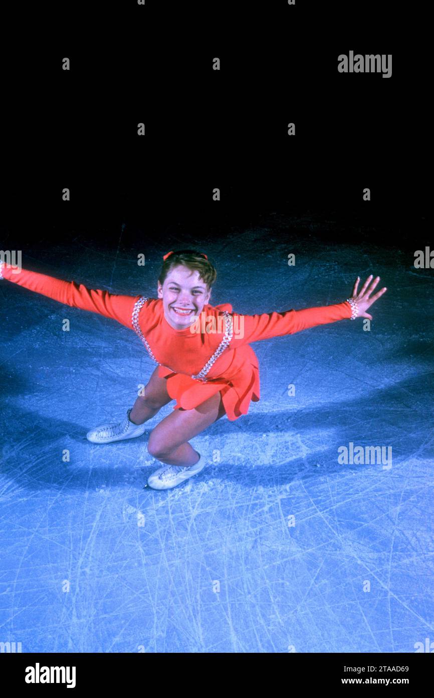 NEW YORK, NY - DECEMBER 4: American figure skating Olympian Carol Heiss ...
