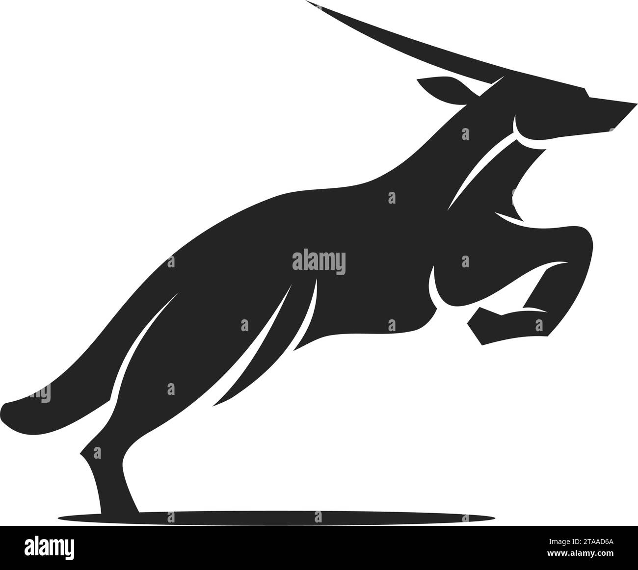 Oryx vector Black and White Stock Photos & Images - Alamy