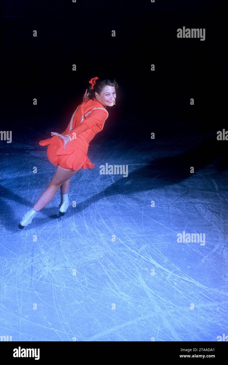 NEW YORK, NY - DECEMBER 4: American figure skating Olympian Carol Heiss ...