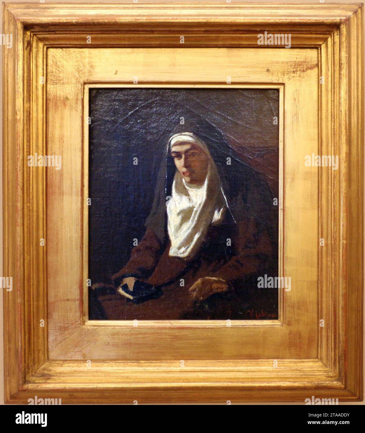 Vincenzo cabianca, la monaca, 1867 Stock Photo - Alamy