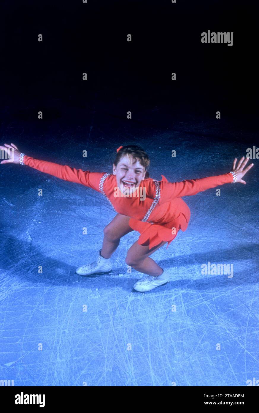 NEW YORK, NY - DECEMBER 4: American figure skating Olympian Carol Heiss ...