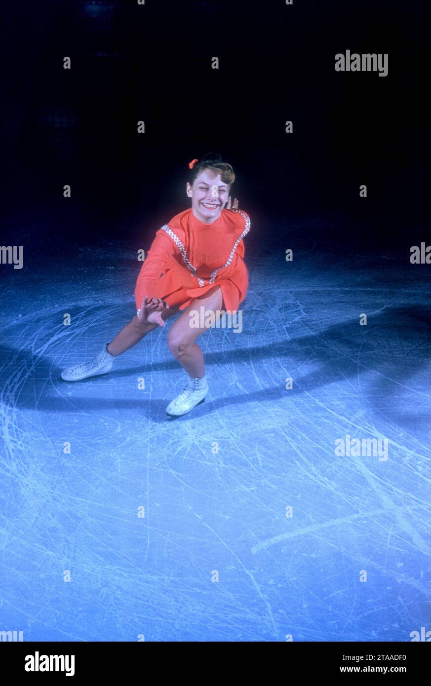 NEW YORK, NY - DECEMBER 4: American figure skating Olympian Carol Heiss ...