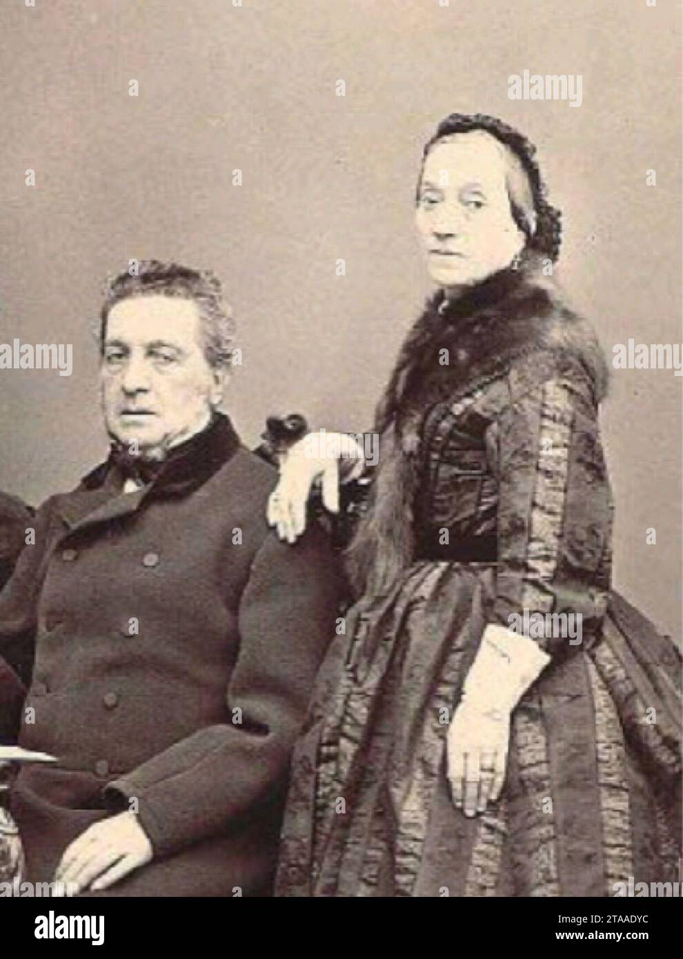 Vincenzo Florio Sr. and his wife Stock Photo - Alamy