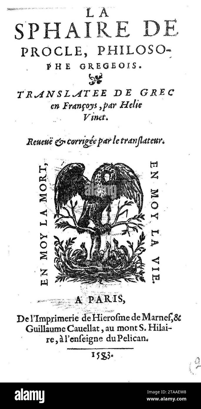 Proclus Cut Out Stock Images & Pictures - Alamy