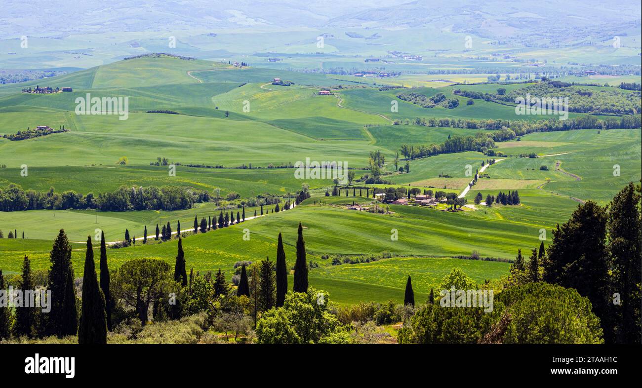 Idyllic valley view hi-res stock photography and images - Alamy