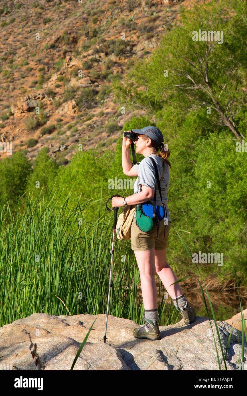 Agua Fria River canyon along Badger Springs Trail, Agua Fria National ...